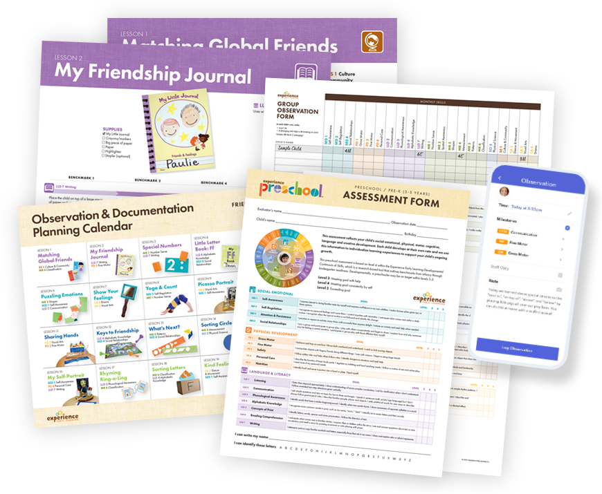 Preschool Curriculum for 2 to 5 year olds - Experience Early Learning